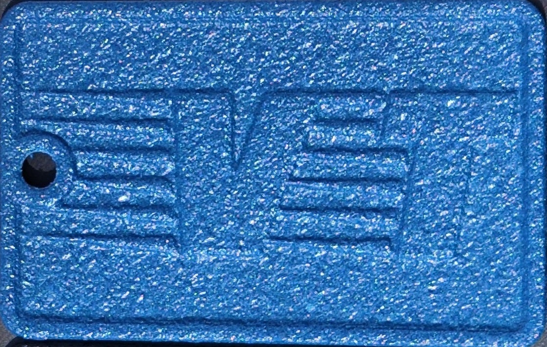 Bright Blue Metallic - Color Sample Card | Veloci-Tint
